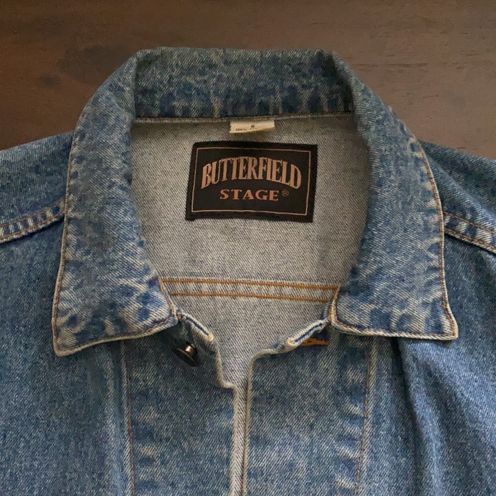 Vintage 1990's Hummer Denim Jean Jacket, Men's Small.… - Gem